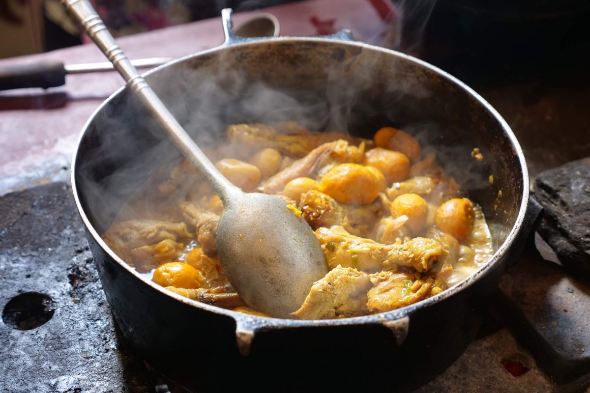 Pequi, "Danger Fruit" of Brazil, at Restaurante Braseiro in Old Goiás